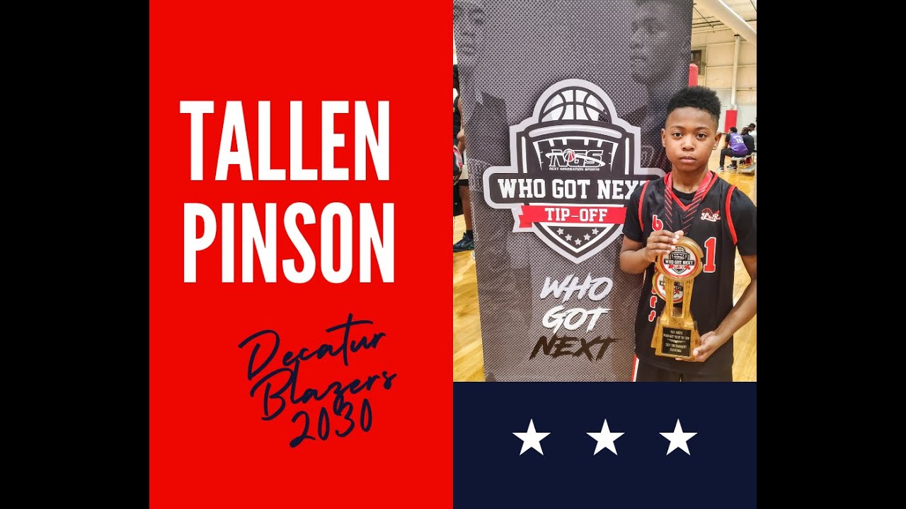 #1 Tallen Pinson - Decatur Blazers 2030 at Who Got Next Tournament by ...