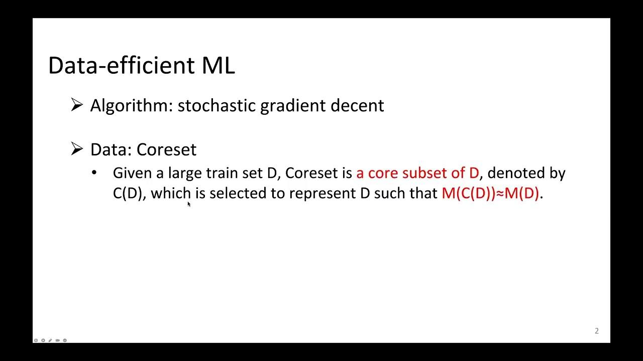 KDD 2023 - Efficient Coreset Selection with Cluster-based Methods - YouTube