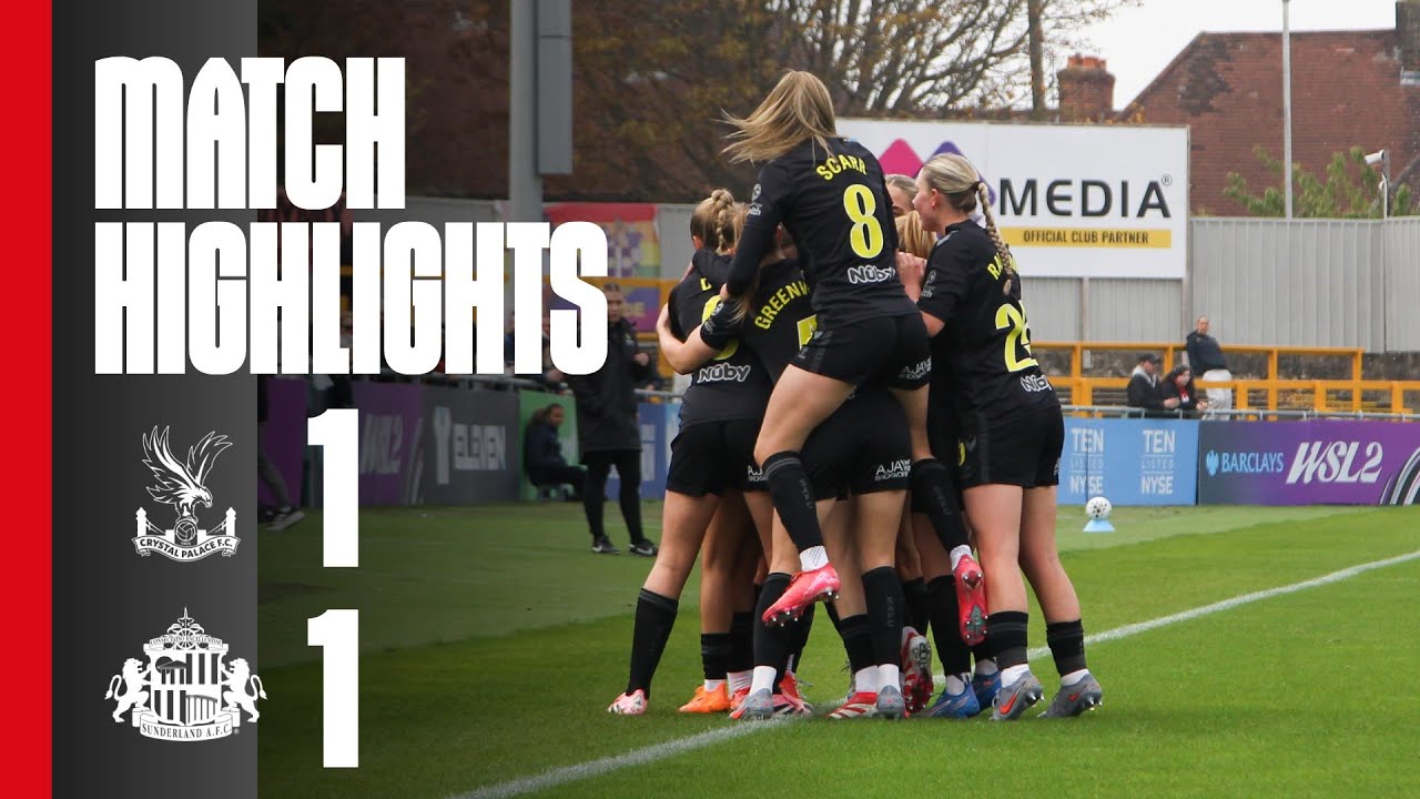 Lasses Secure Point At Palace | Crystal Palace Women 1 - 1 SAFC Women ...
