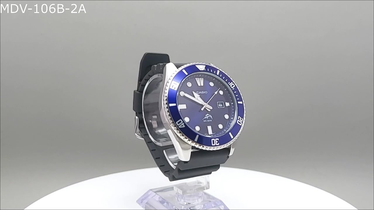 Casio MDV-106B-2A Duro - YouTube