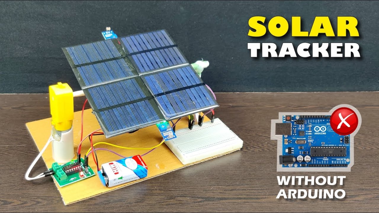 How To Make Solar Tracker Without Arduino Uno System | Solar Tracker ...