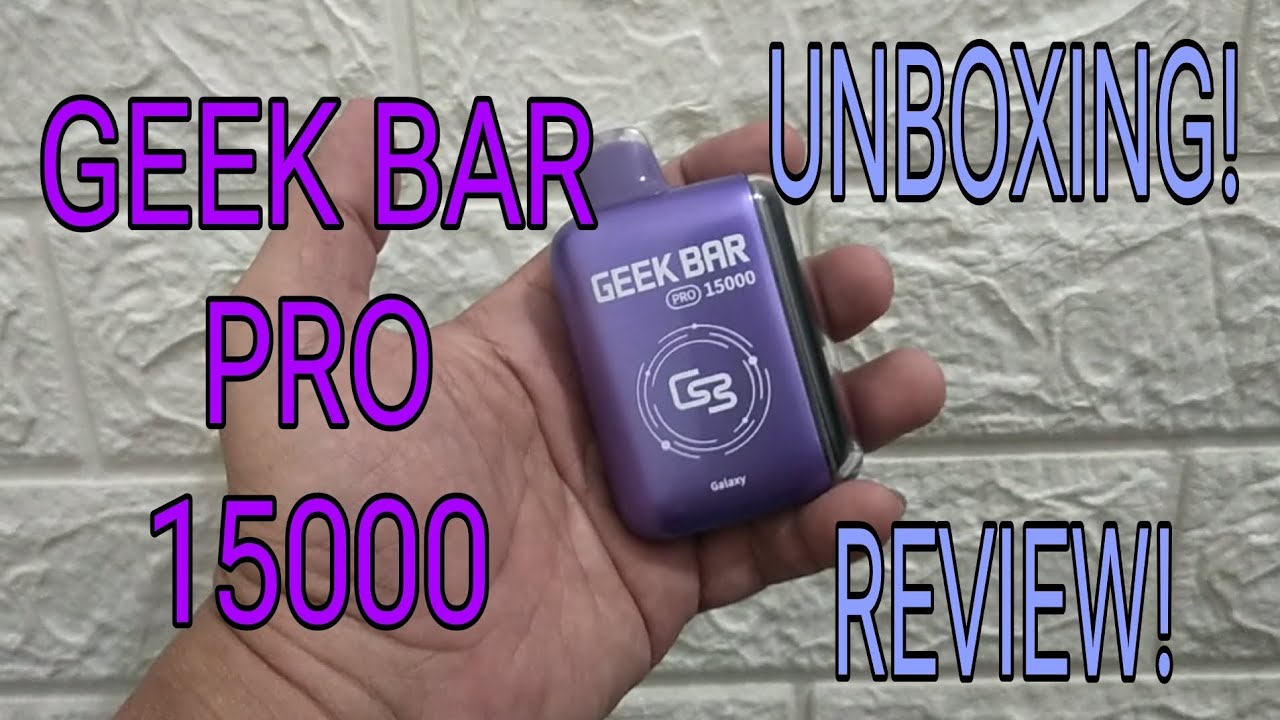GEEK BAR PRO 15000! UNBOXING! REVIEW! vlog#24 - YouTube