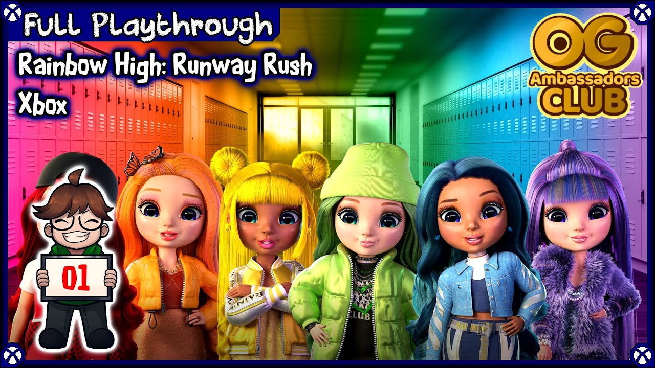 Full Playthrough - Rainbow High: Runway Rush (Xbox) - Episode 01 - # ...