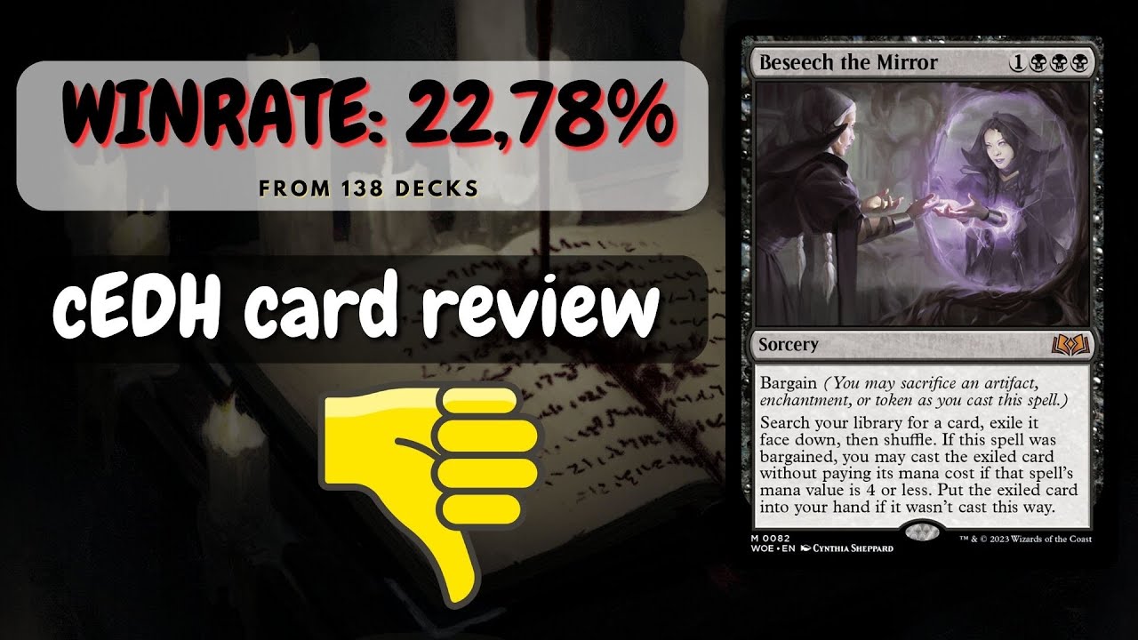 Beseech the Mirror cEDH card review - YouTube