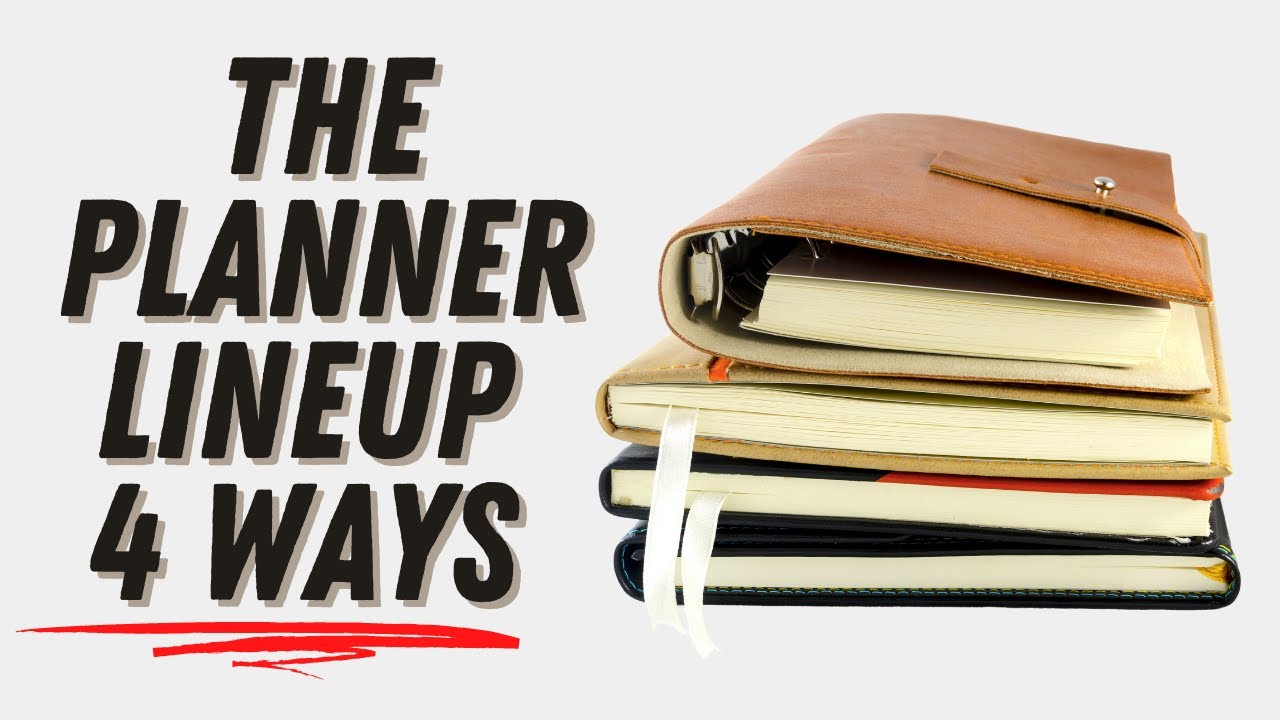 How to Build Your Planner Lineup - YouTube
