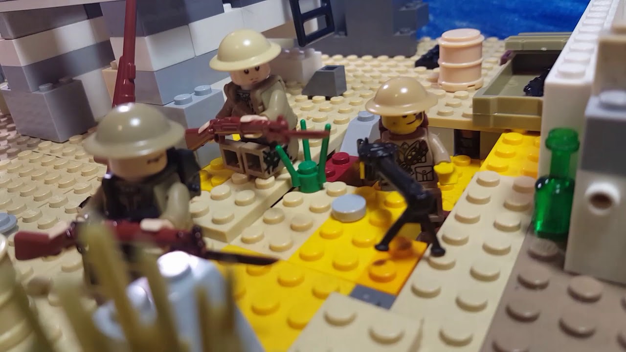 My lego WW1 Sinai desert battlefield 1 MOC so far... - YouTube