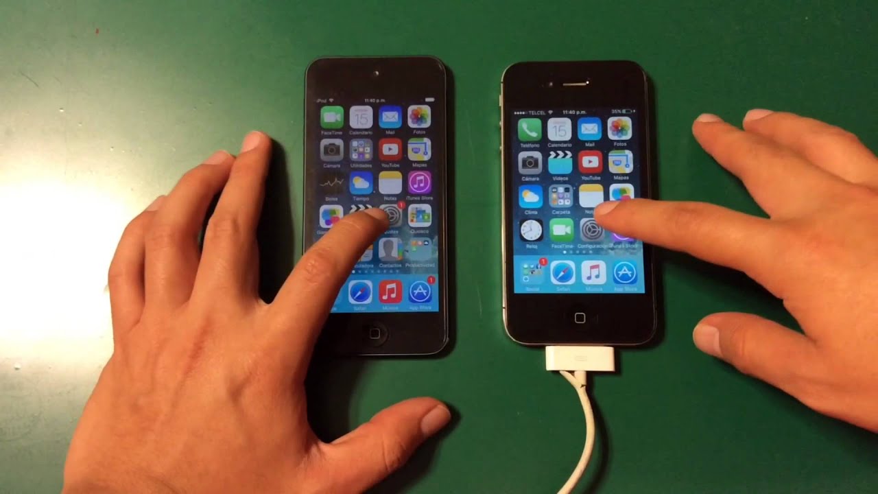 iOS 8.2 vs iOS 9 (iPod Touch 5g y iPhone 4s) - YouTube