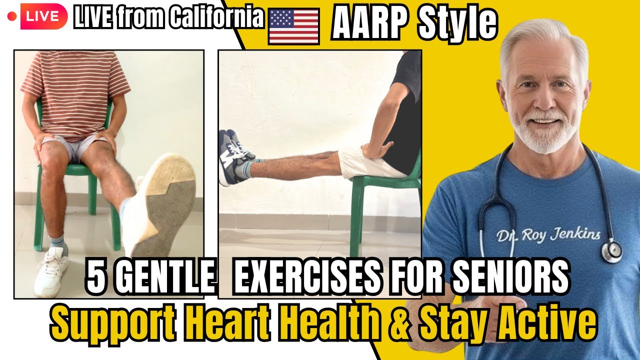 Chair Workout for Seniors Over 70: Support Heart Health and Stay Active ...