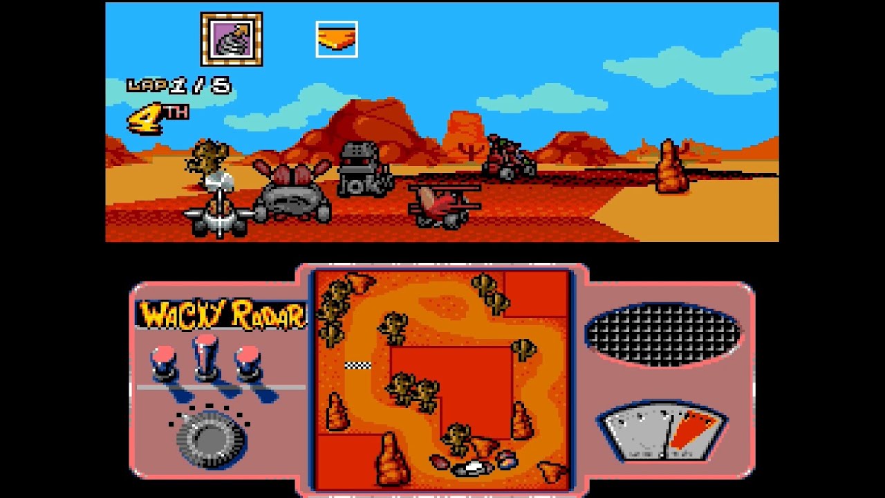 Prototype #5 - Wacky Races Mega Drive [Mega Everdrive Pro] [Mega SG ...