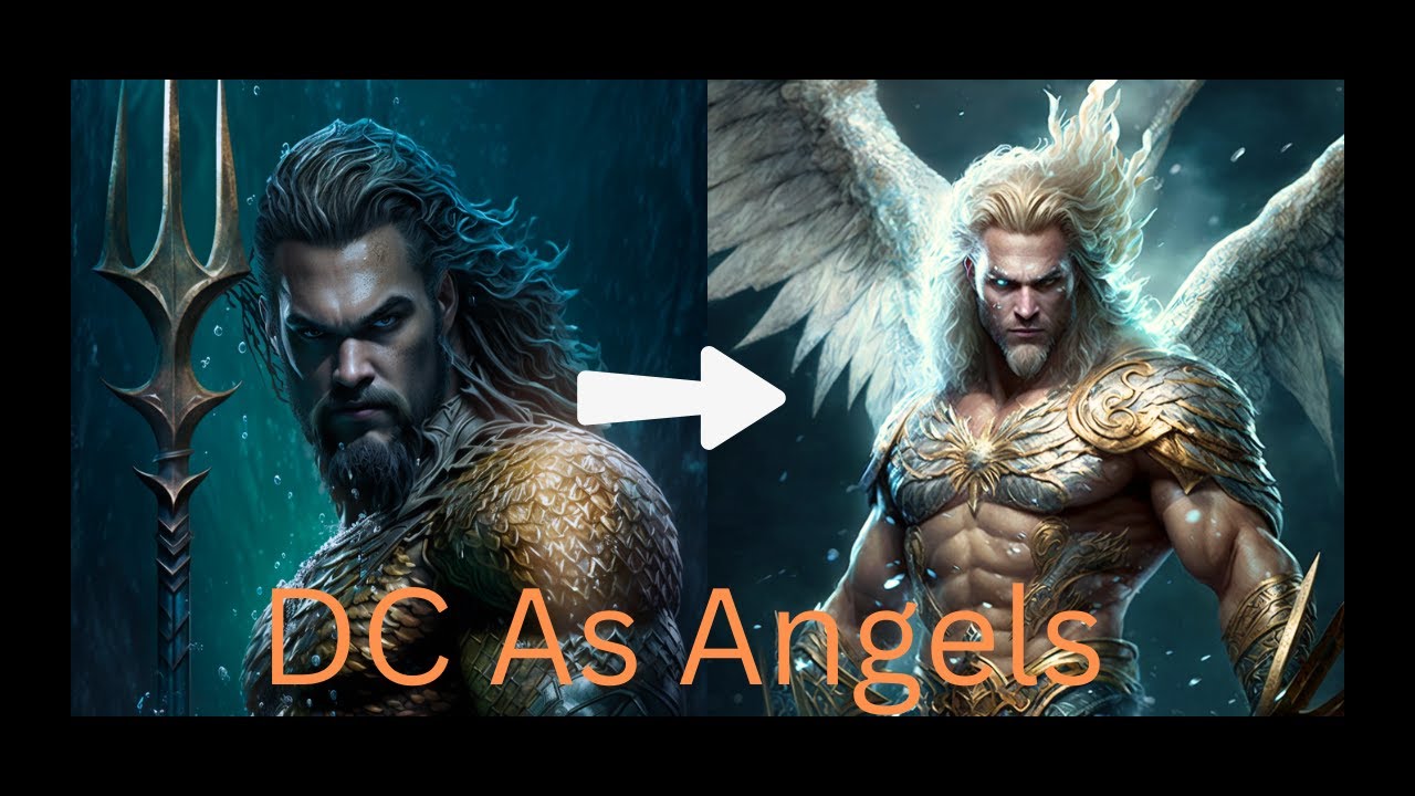 DC SuperHeroes As Angels - YouTube