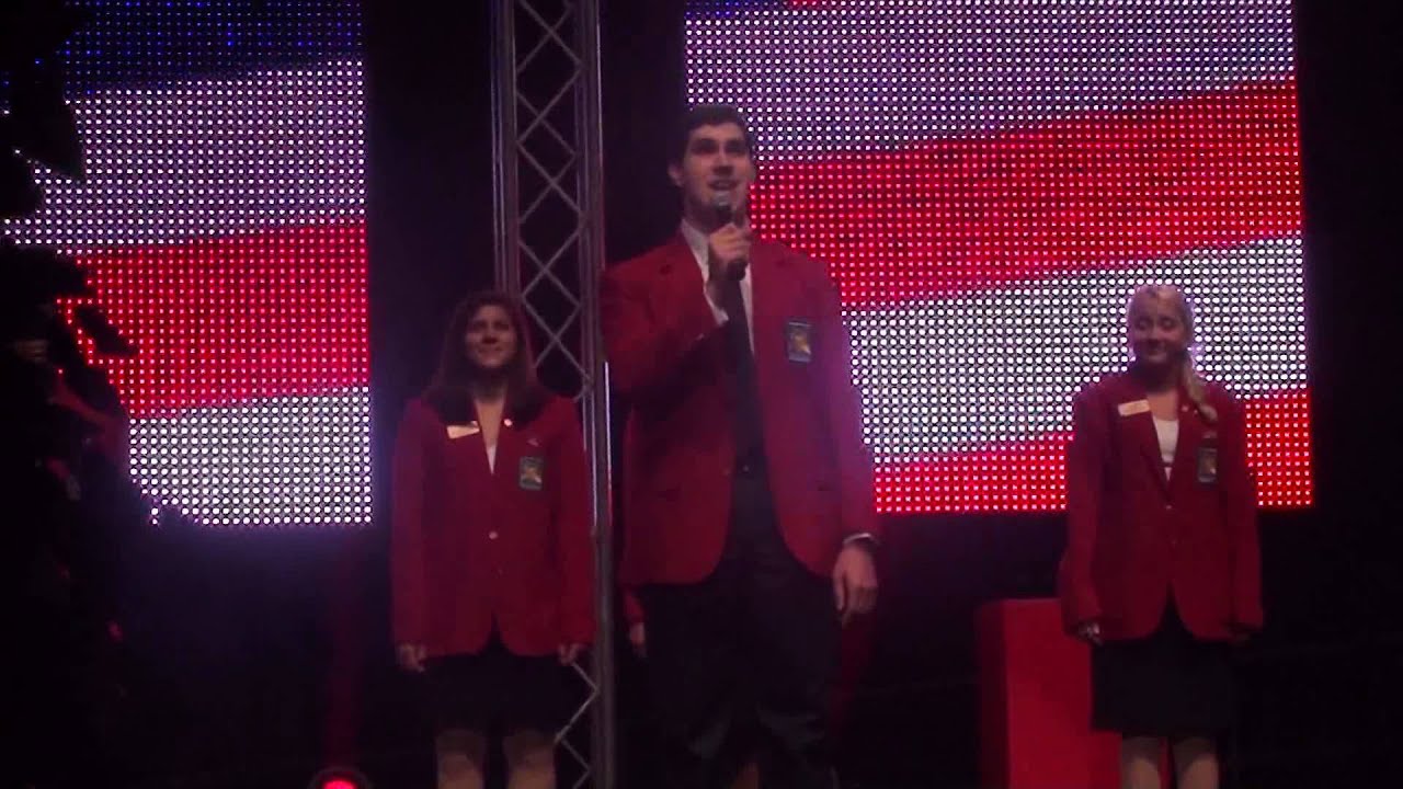 Gabe Singing the National Anthem - YouTube