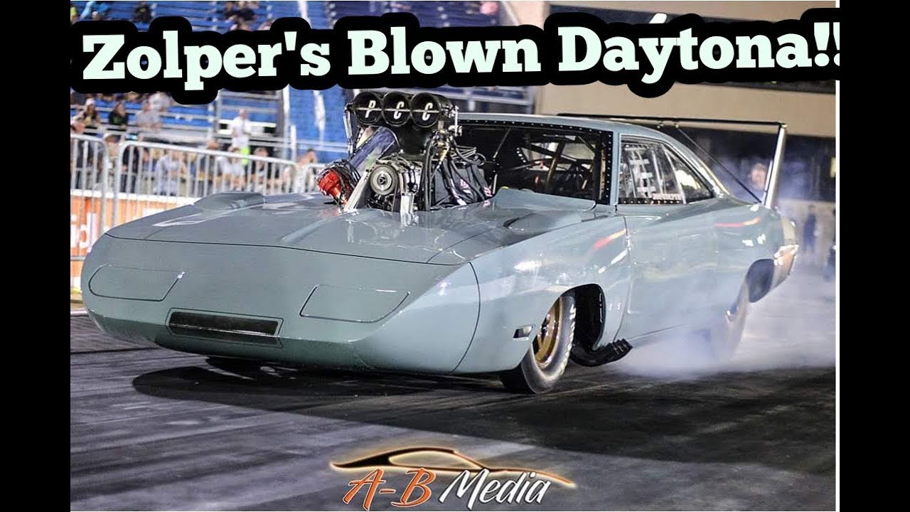 Joe Zolper's Blown Dodge Daytona at No Prep Kings at Rt. 66 - YouTube