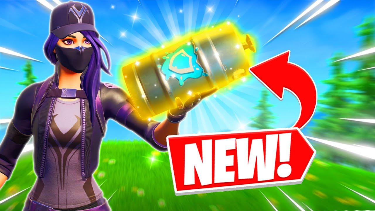 *NEW* SHIELD KEG in Fortnite! - YouTube