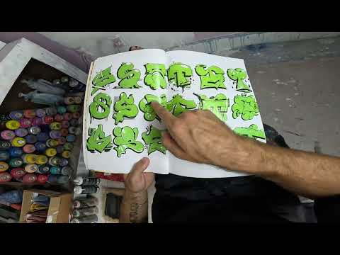 Graffiti Unboxing GRAFF LETTERS and ABC BOOK from Mrioes