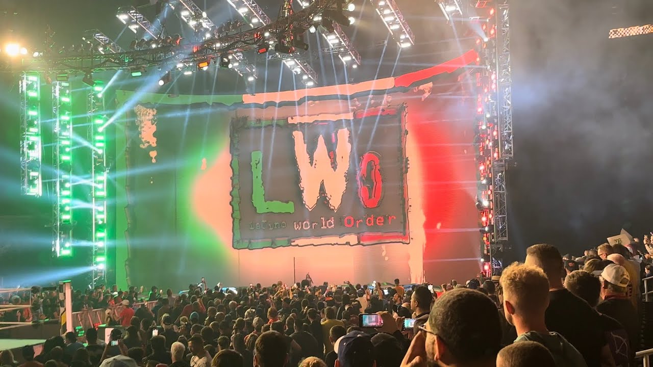 The LWO Entrance Live WWE Fastlane Oct. 7, 2023 - YouTube