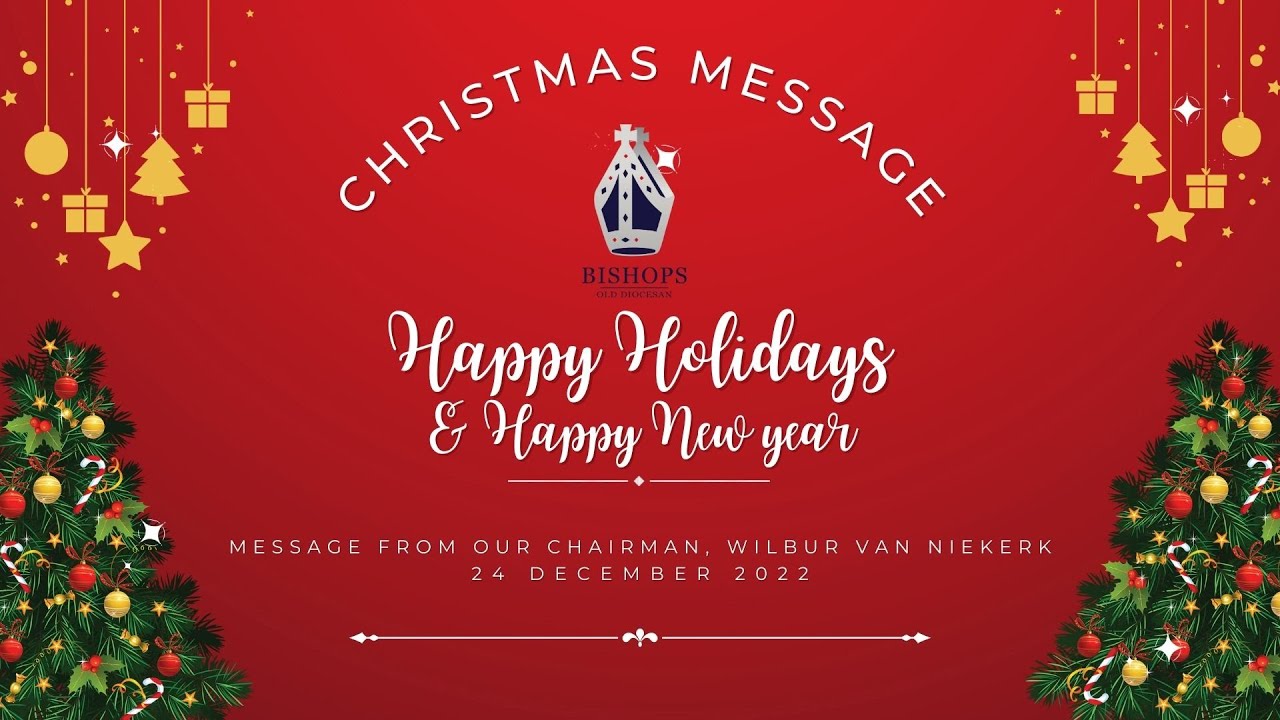Christmas 2022 Message Wilbur van Niekerk - YouTube
