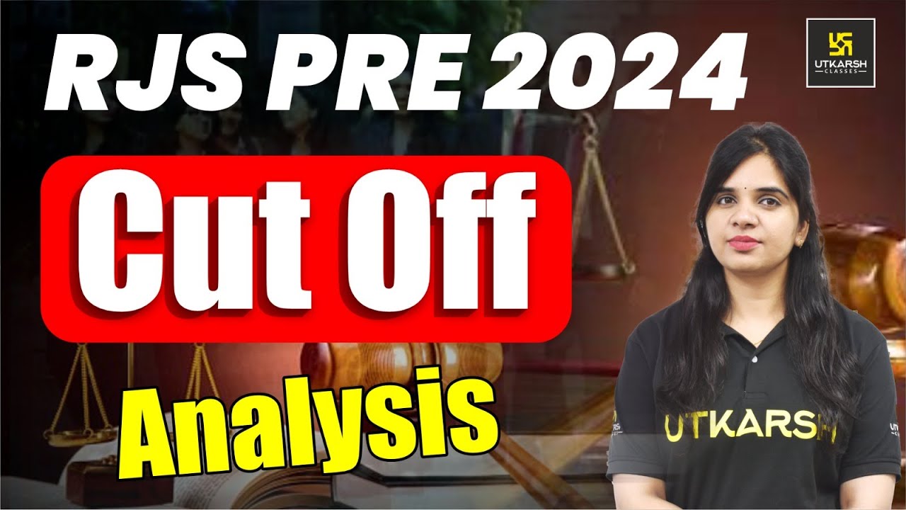 RJS Prelims Exam 2024 Expected Cut Off Utkarsh Law Classes | Rekha Ma'am - YouTube