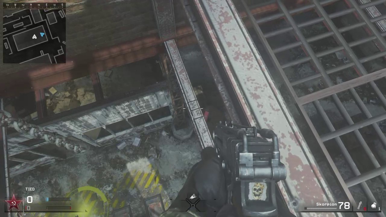 On top of high ledge on the map pipeline cod4 remastered - YouTube