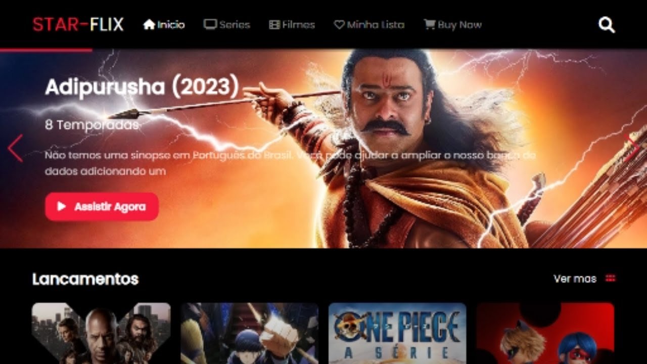 Template Para Blogger de Filmes Series Animes StarFlix - YouTube