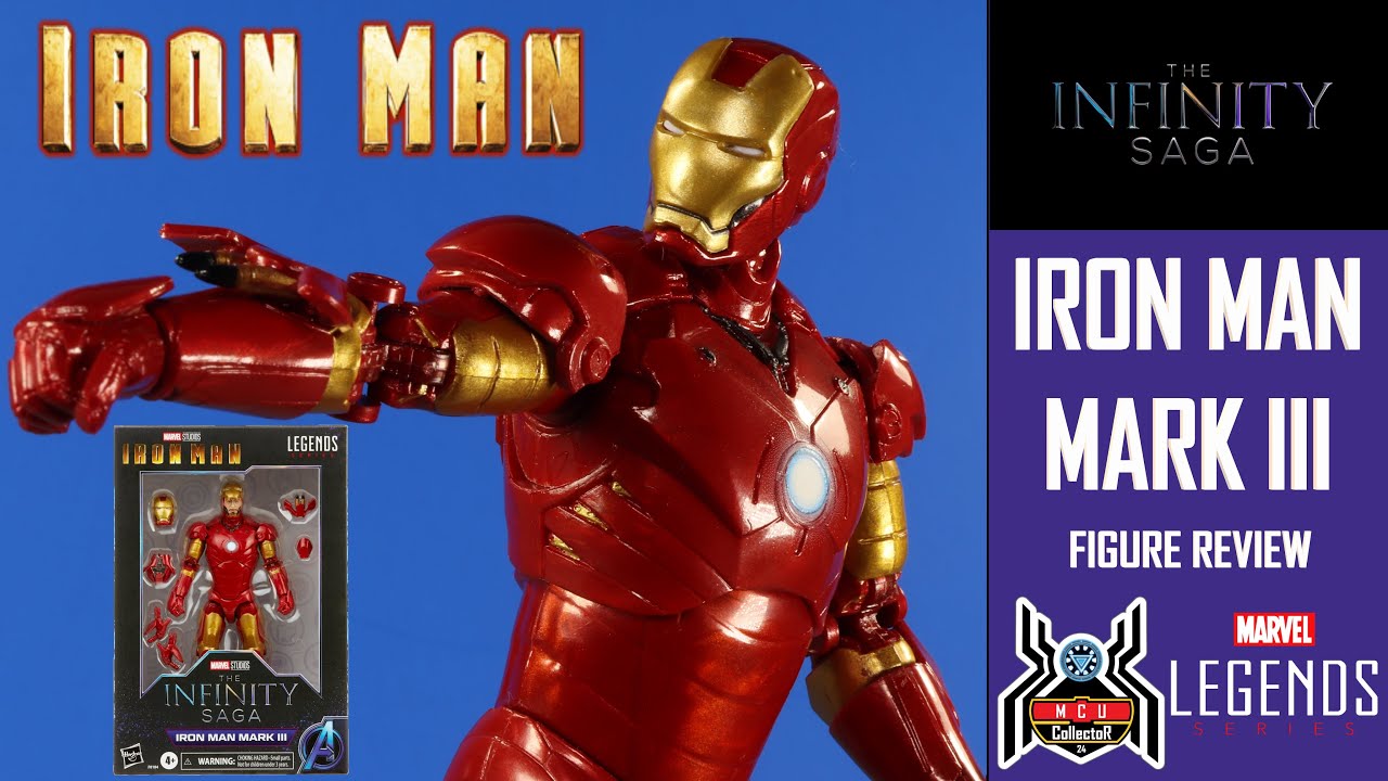 Marvel Legends IRON MAN MARK 3 The Infinity Saga MCU Movie Figure ...