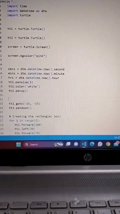 Create digital clock ⏰⏰ using python...#coding #programming #python #pythonprogramming - YouTube