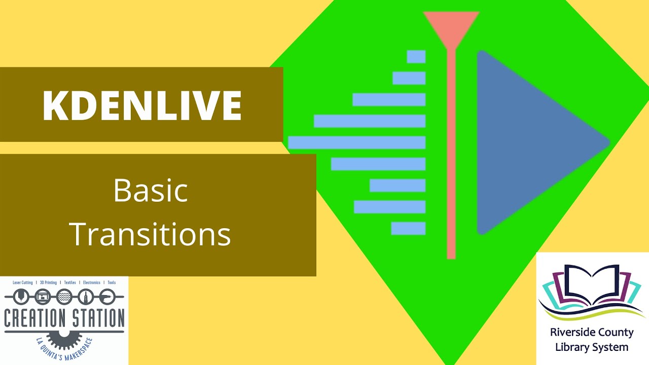 KDENLIVE Ep 4: Basic Transitions - YouTube