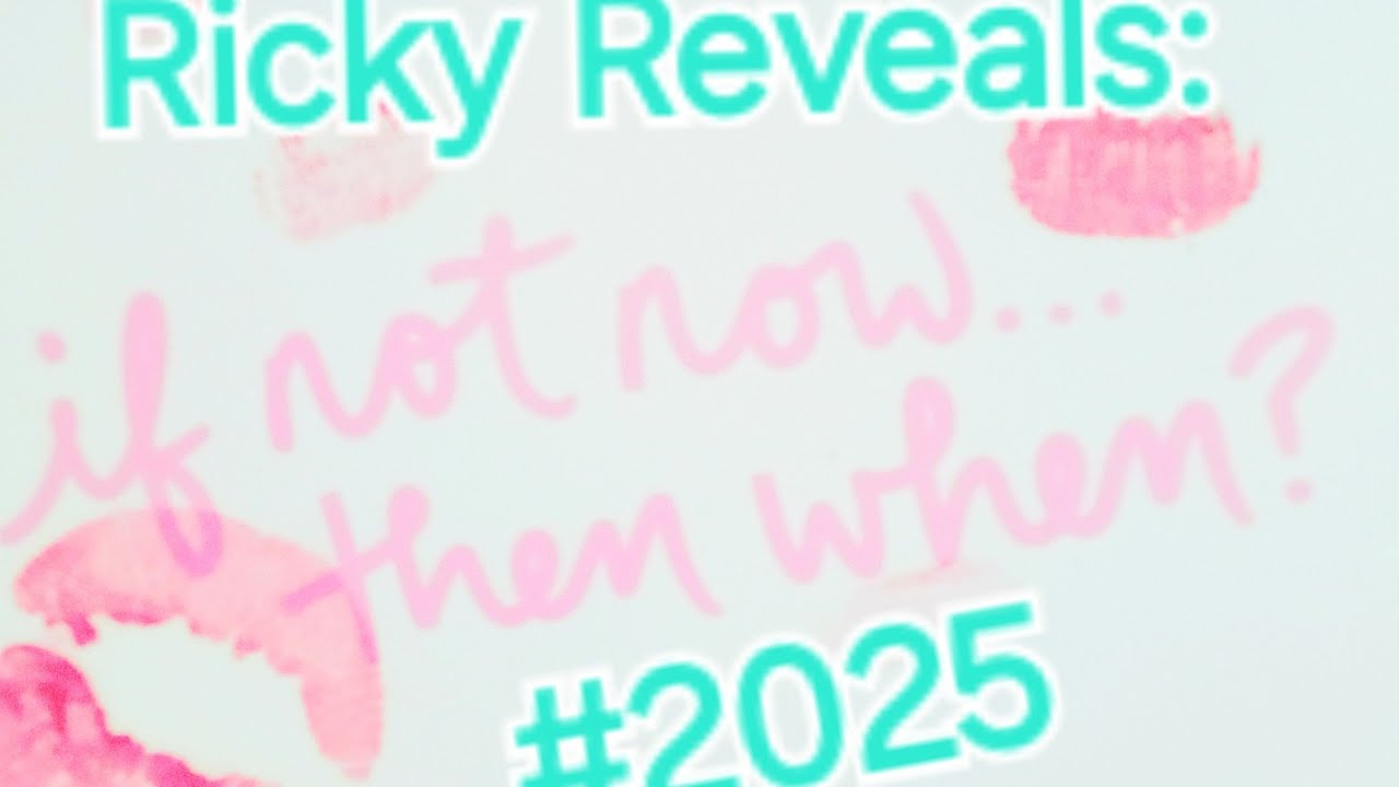 Ricky Reveals Again! Today is the first day of the rest of your life ...