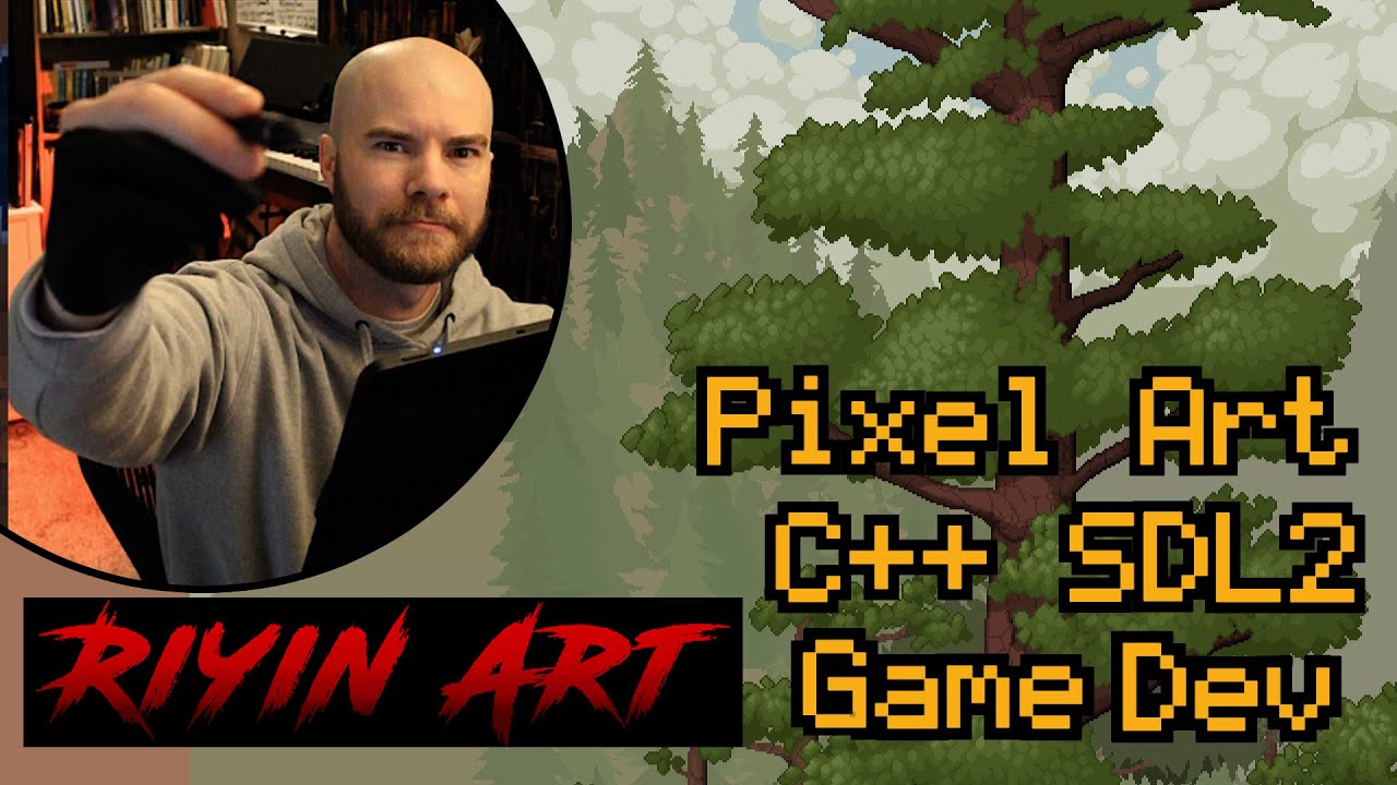 🔥 C++ Game Dev and Pixel Art 🔥 Redwood Level Background Art - YouTube