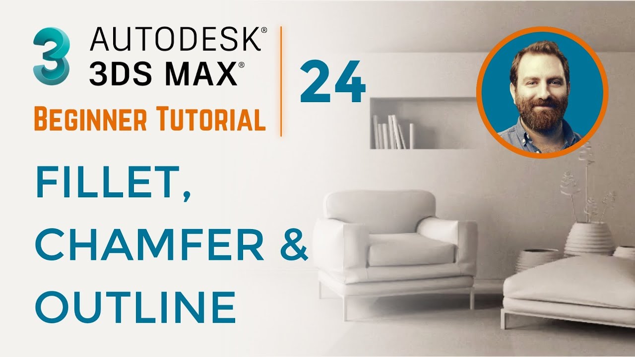 Fillet, Chamfer and Outline | 3ds Max Tutorial #24 - YouTube