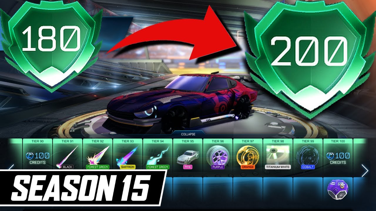 ROCKET PASS SEASON 15: TIERS 180 - 200 (detailed item showcase) - YouTube