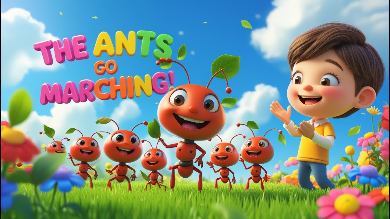 The Ants Go Marching | Fun Counting Song for Kids | Nursery Rhymes & Children's Songs - YouTube