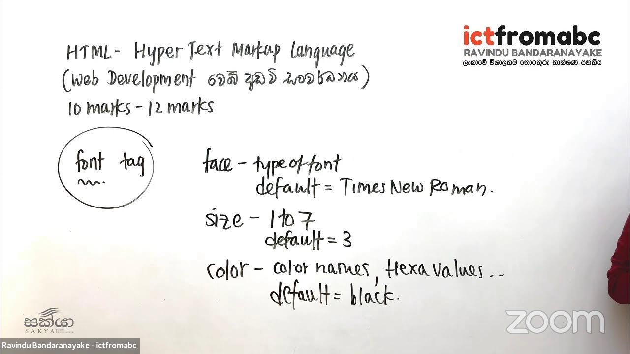 Final Seminar Series - HTML for GCE OL - YouTube