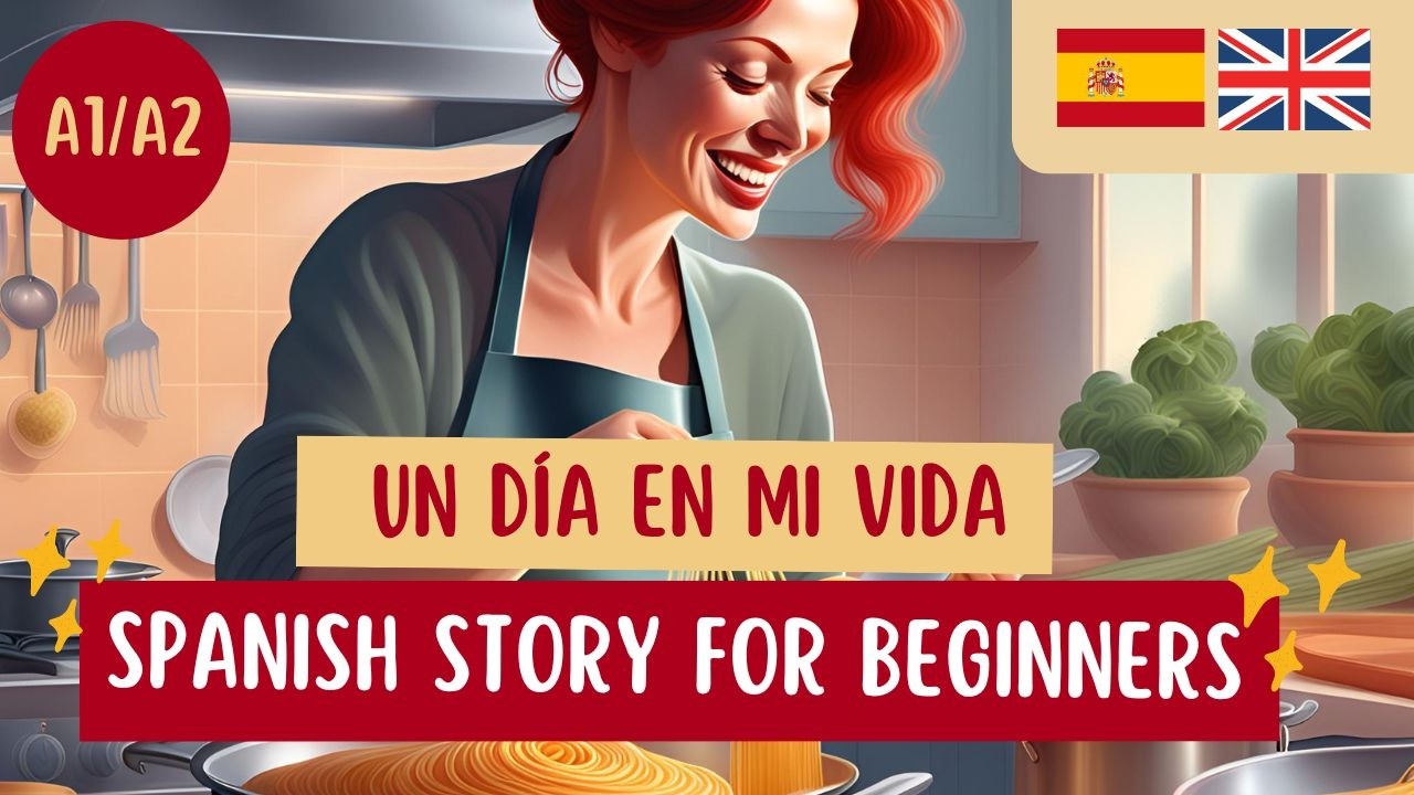 START LEARNING SPANISH with a Story (A1/A2) | María’s Day ️ - YouTube