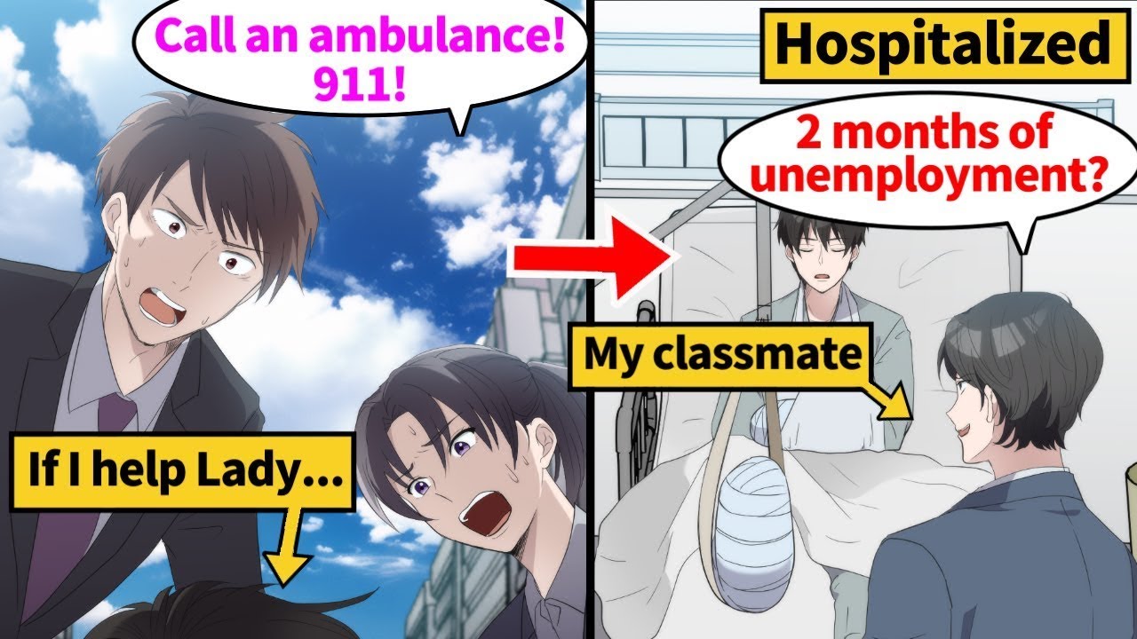 【Comic Dub】I Got Hurt Saving a Lady… At the Hospital, My Classmate I ...