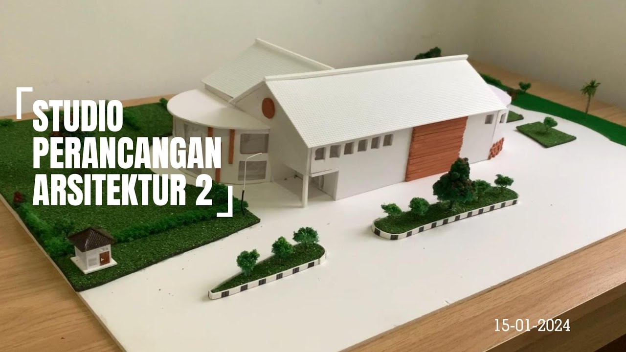 UAS STUDIO PERANCANGAN ARSITEKTUR 2 SEMESTER 3 FTUP - YouTube