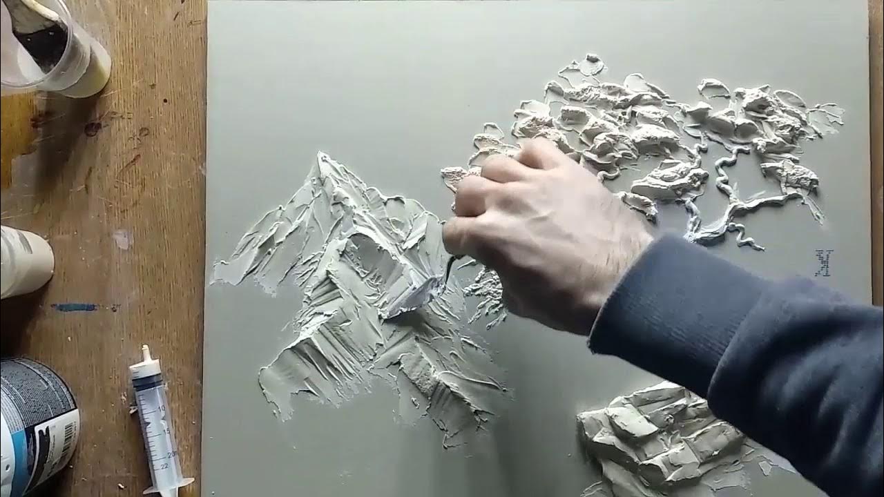 Барельеф дерево - YouTube