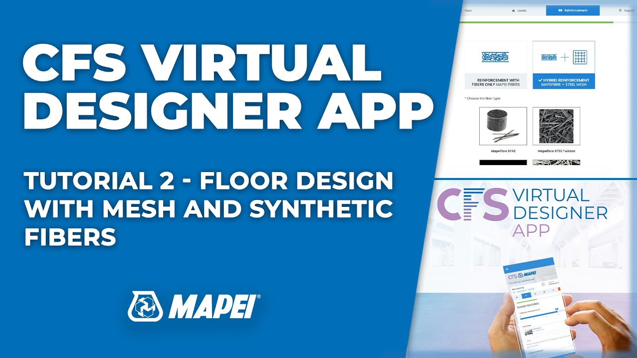 CFS Virtual Designer App | Tutorial 2 | Floor design with mesh and ...