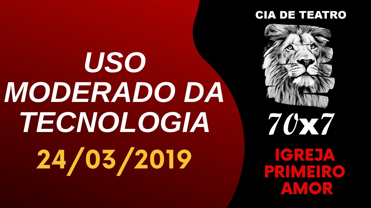 Uso moderado da Tecnologia | Cia 70x7 - IPA - YouTube