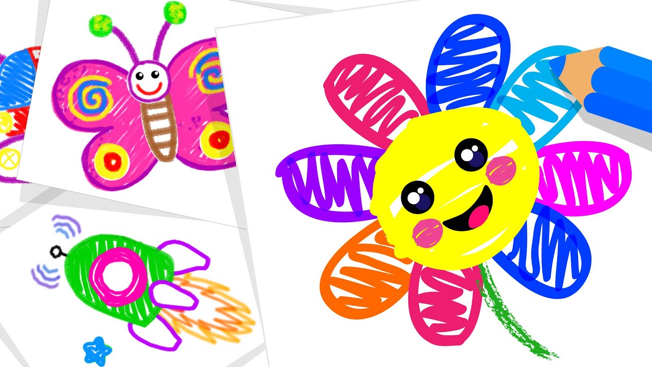 Drawing Academy Games for Kids (EN) - YouTube