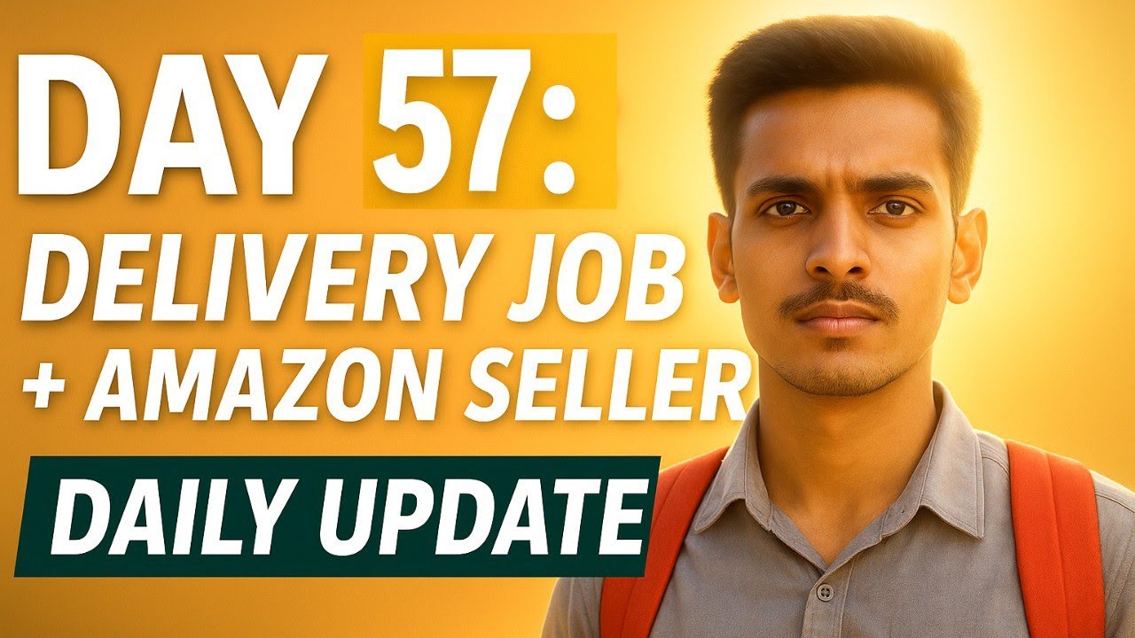 Day 57: Building My Dreams | Delivery Job + Amazon Business Journey ...