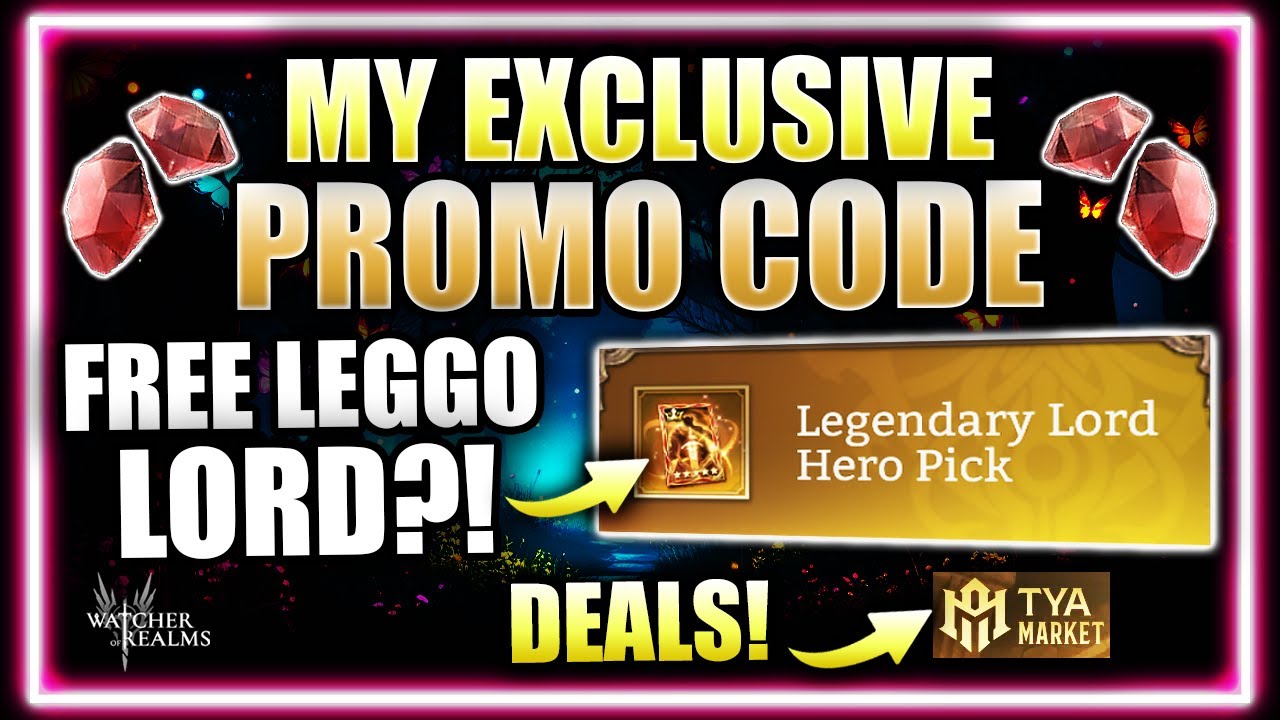 My EXCLUSIVE Promo Code! 💎 + FREE Legendary Lord Ticket + New P2W Shop ...