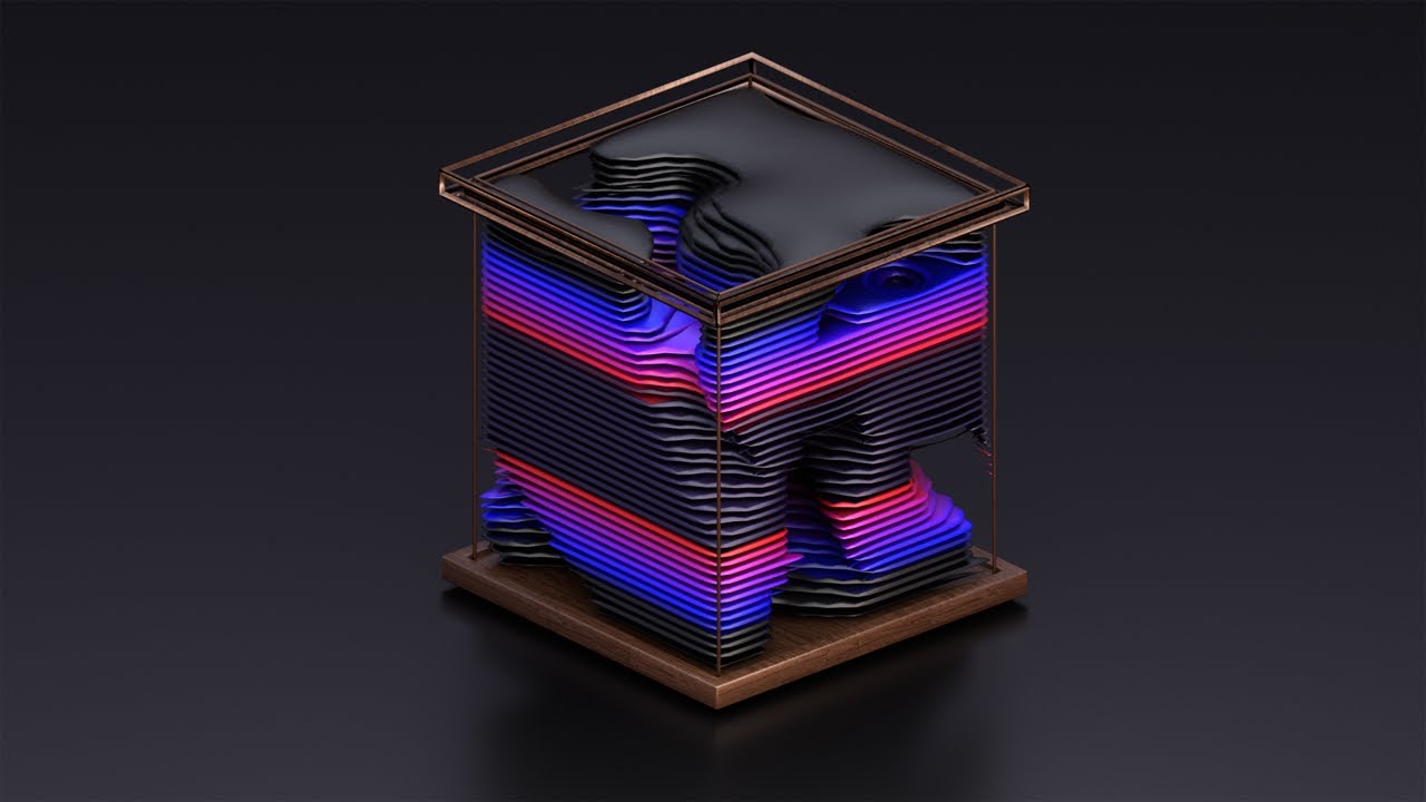 Blender Tutorial: Abstract Layered Cube Animation With geometry Nodes ...