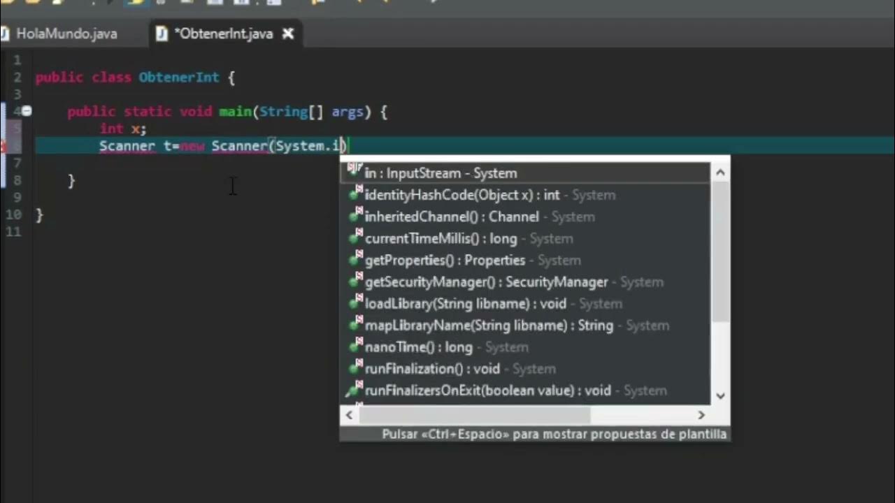 Programación en Java ||Almacenar INT en una variable - YouTube