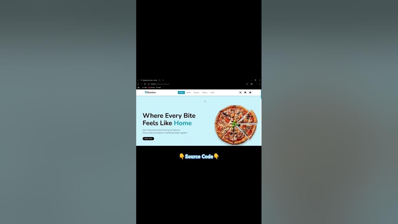 Responsive Pizza Website #html #css #javascript #responsivedesign #webdesign #webdevelopment # ...