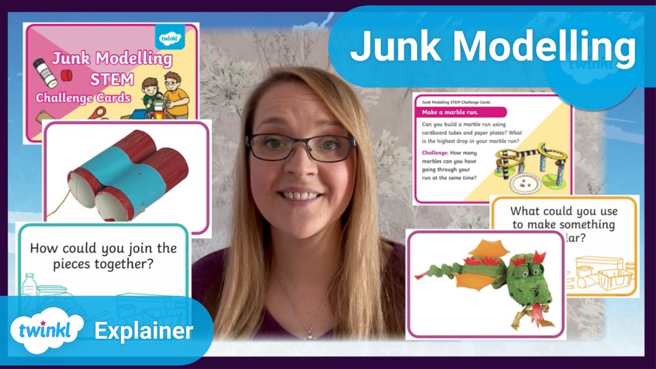 Twinkl KS1 | Junk Modeling - YouTube
