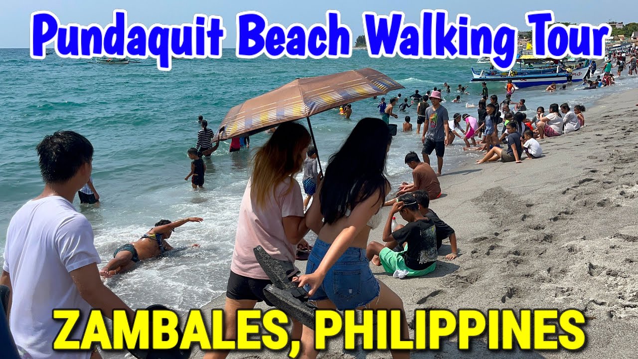Zambales Philippines - PUNDAQUIT BEACH WALKING TOUR in San Antonio ...