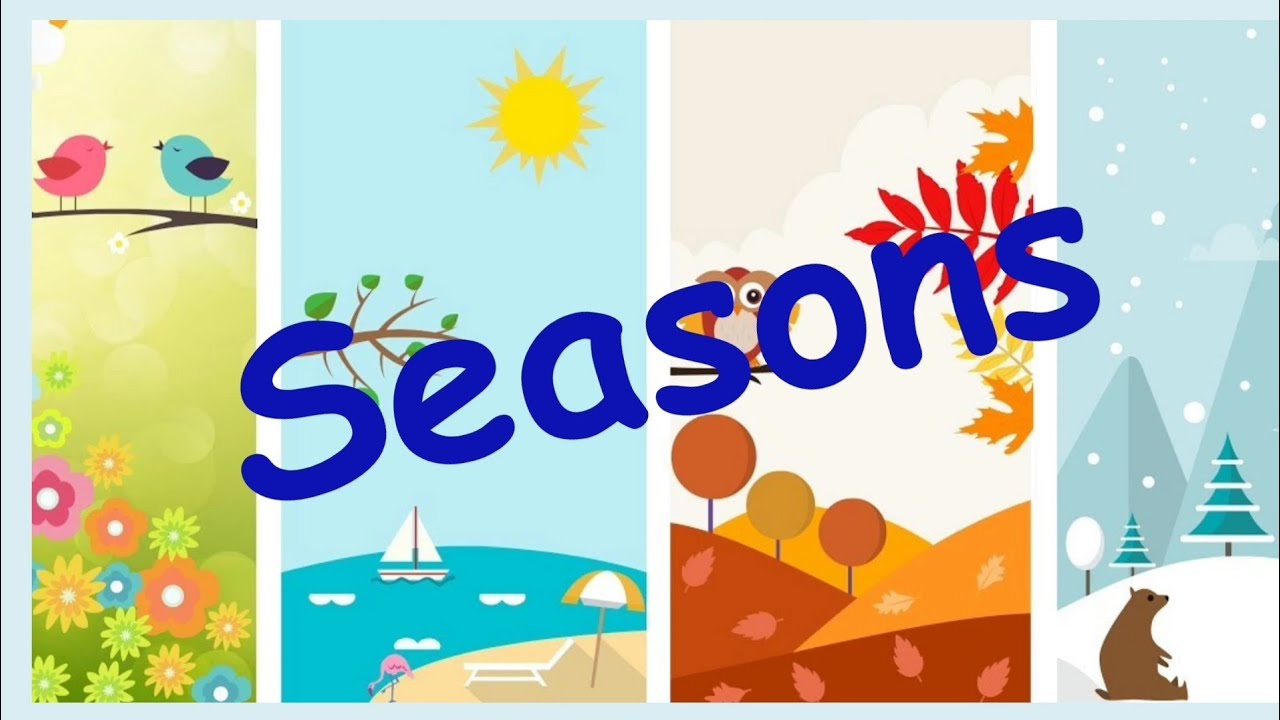 seasons in english for kids learning ll four seasons and name of the ...