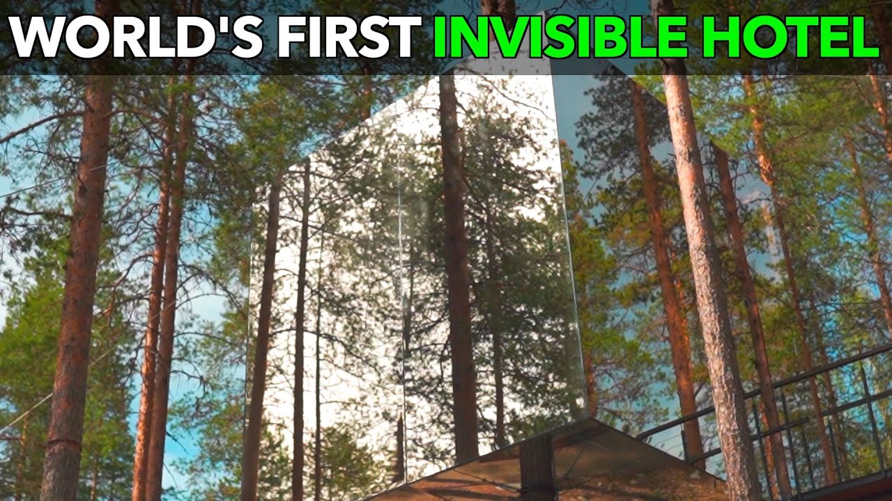The Invisible Hotel Made of...Mirrors. - YouTube