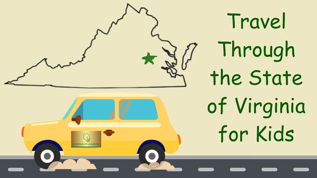 Travel Through the State of Virginia for kids - YouTube