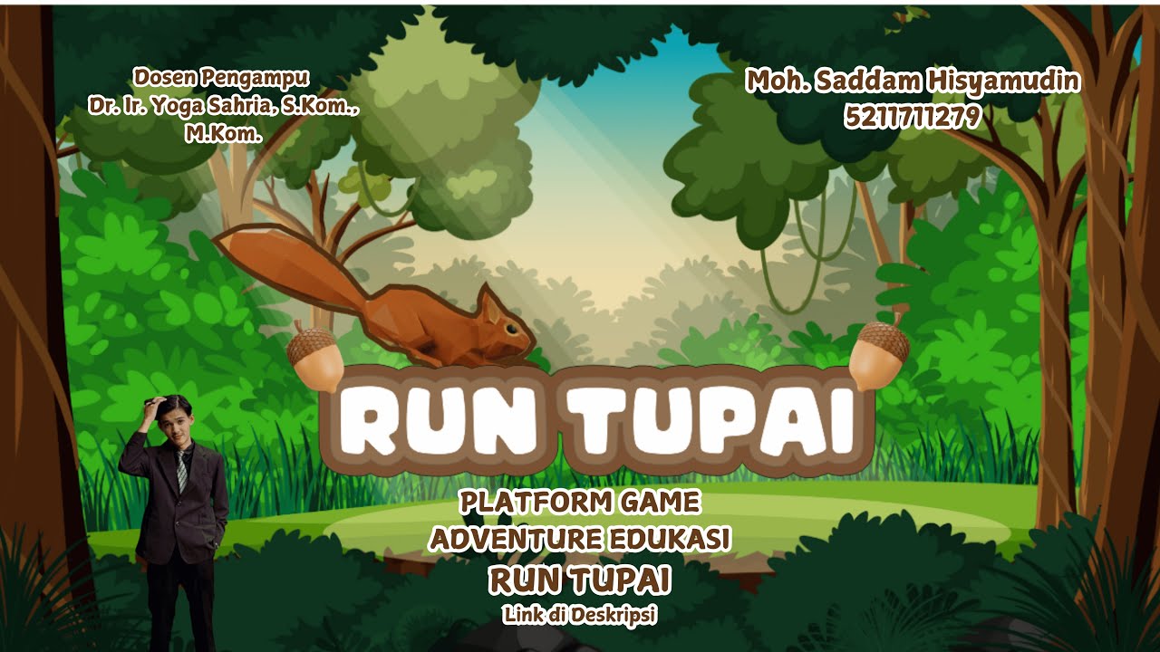 GAME PLATFORM ADVENTURE EDUKASI RUN TUPAI - YouTube